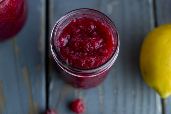 Low Sugar Raspberry Freezer Jam | simple life by kels